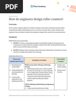 Physics of Roller Coasters | PDF | Potential Energy | Friction