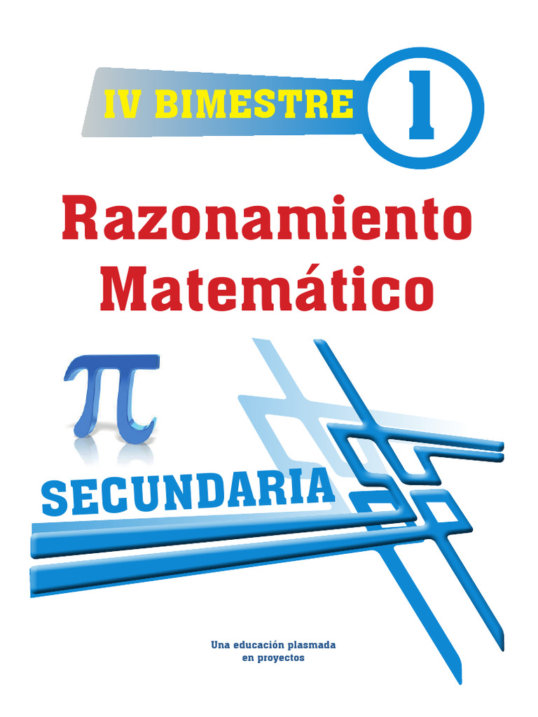 1ro Sec RM IV Bimestre Sol | PDF | Porcentaje | Matemáticas