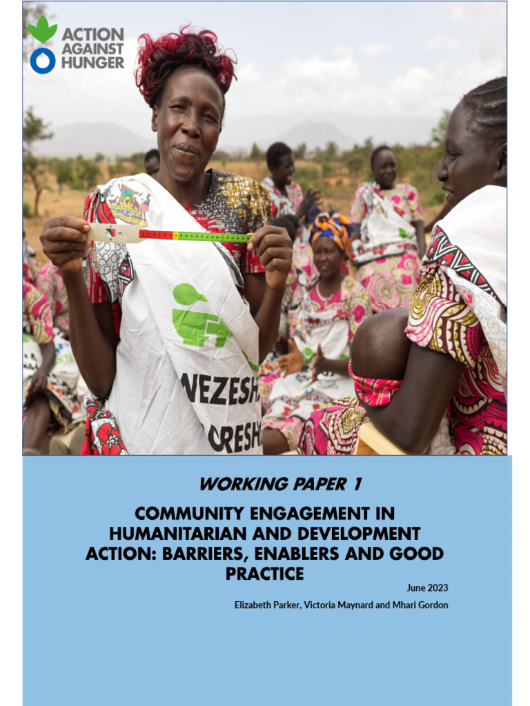 Working Paper 1 - Community Engagement in Humanitarian and Development ...