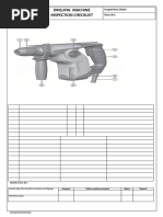 Drilling Machine Inspection Checklist | PDF | Drill | Mechanical ...