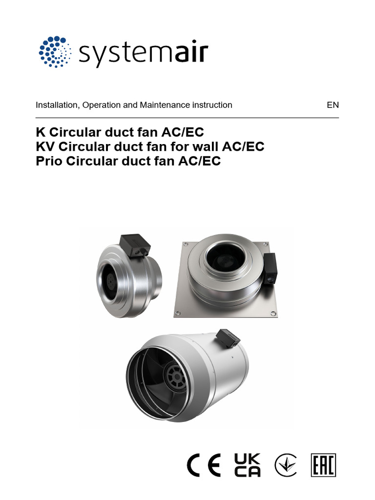 Installation Operation and Maintenance Instruction K KV Prio en 010 ...