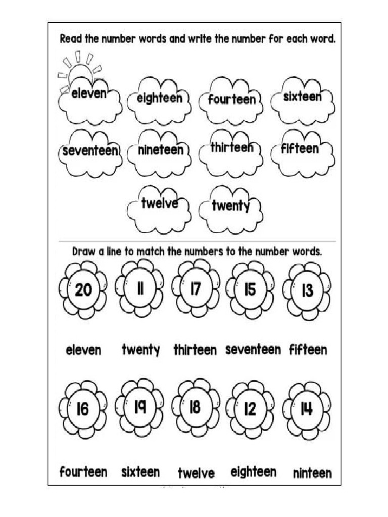 Numbers 11 - 20 2ND | PDF