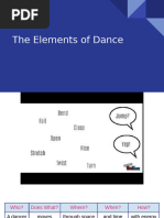 Understanding The Five Elements of Dance | PDF