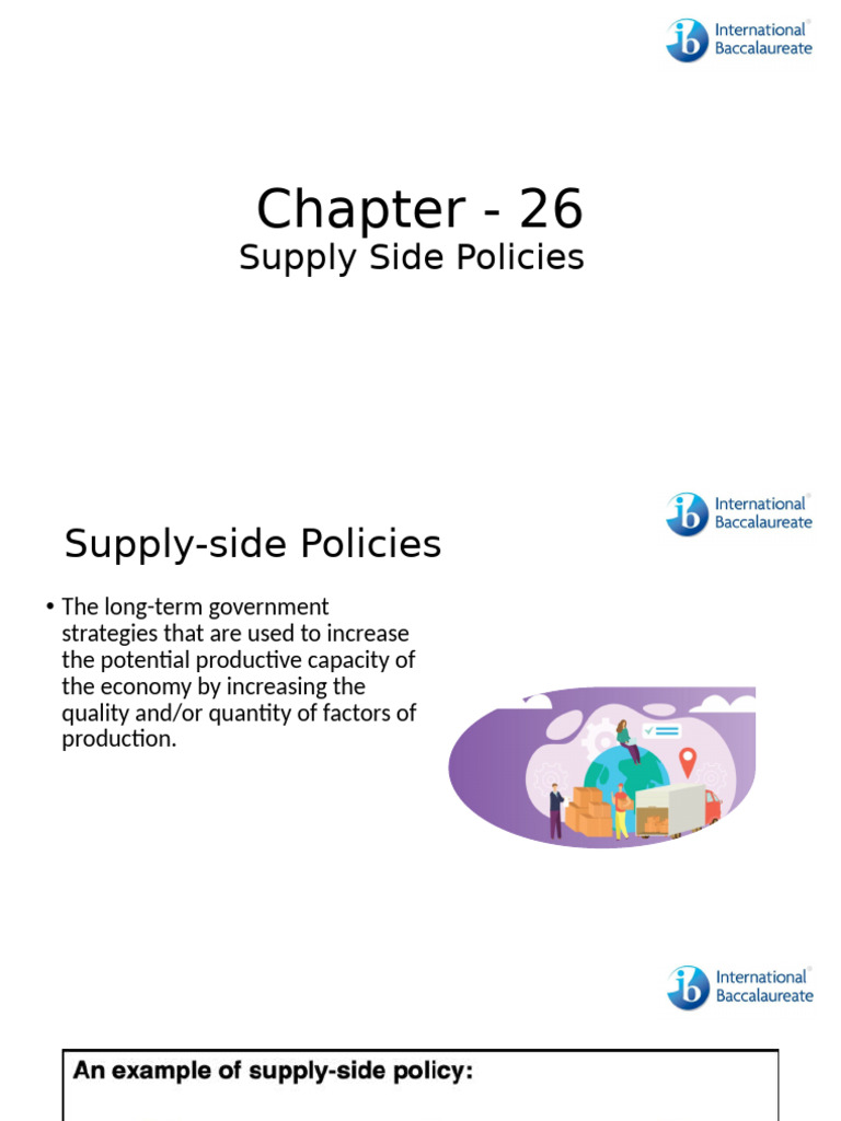 Understanding Supply Side Policies | PDF