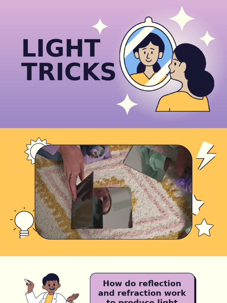 Edu Expansion Video (Light Tricks) | PDF | Refraction | Mirror