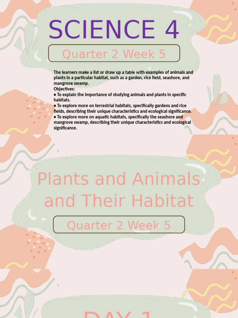 Exploring Habitats: Plants & Animals | PDF | Coast | Habitat