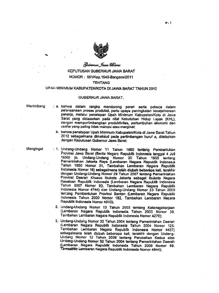 SK Jawa Barat | PDF