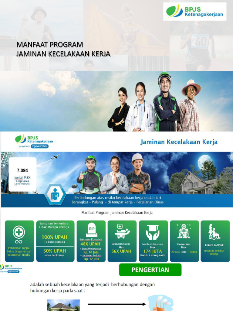 BPJS TK - Salinan Materi JKK JKM MLT | PDF