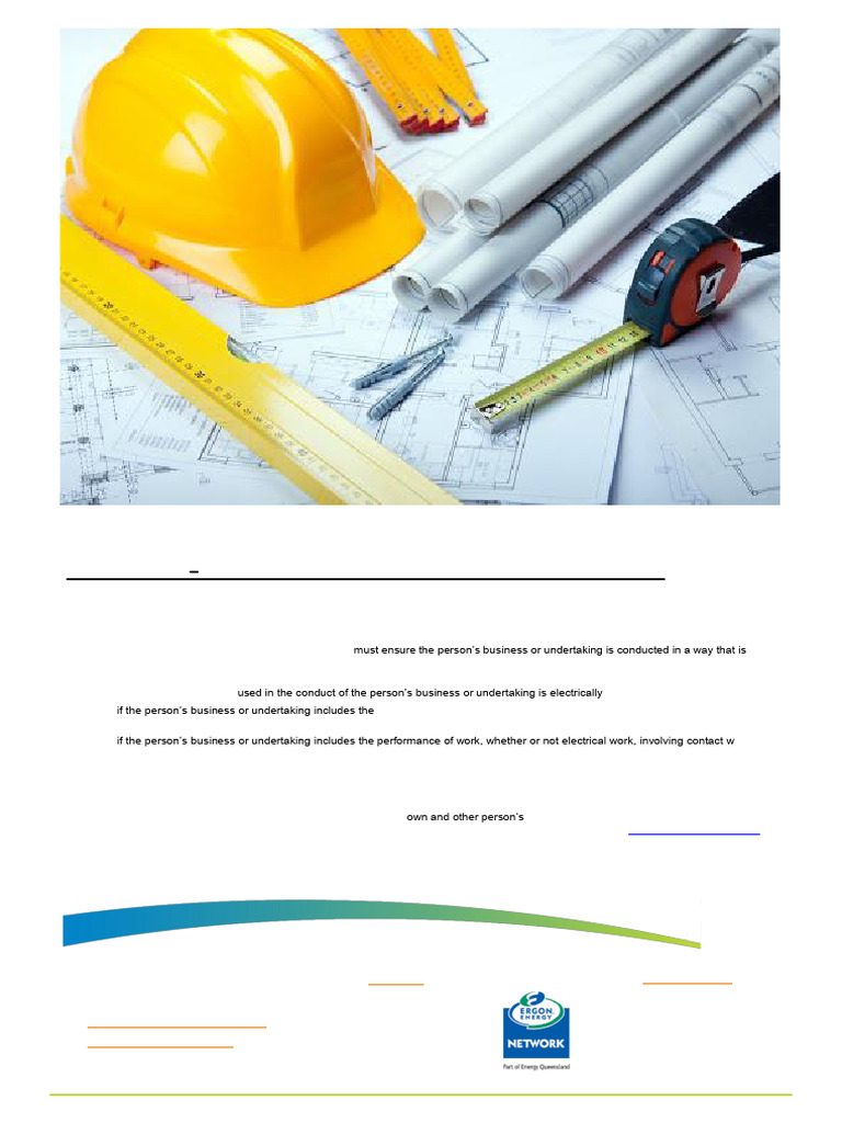 Ergon Energy BYDA Terms and Conditions | PDF | Safety | Electrical ...