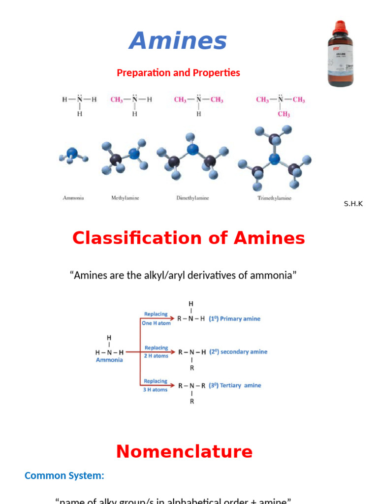 Amines | PDF