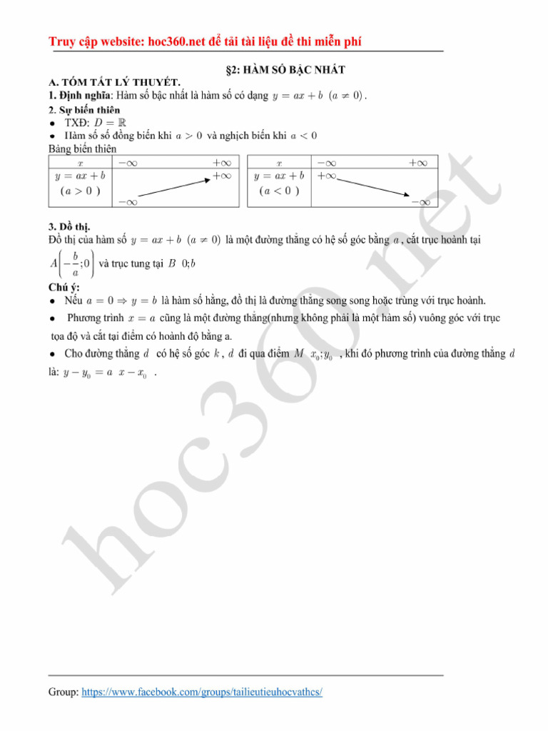 1 - Hoc360.net Ham So Bac Nhat | PDF