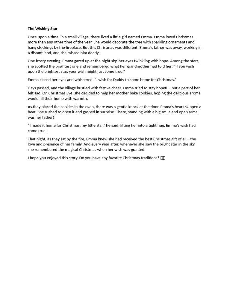The Wishing Star | PDF