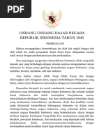 Teks UUD 1945 | PDF | Politik