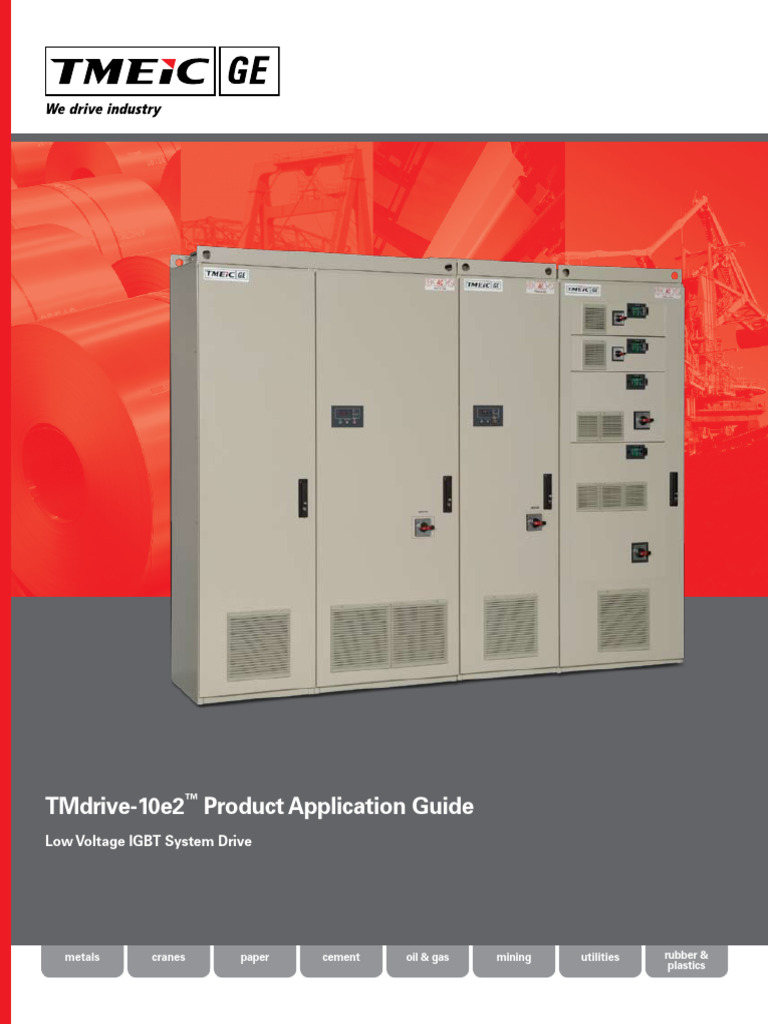 Tmdrive-10e2 Tmeic Ge | PDF | Power Inverter | Electric Motor