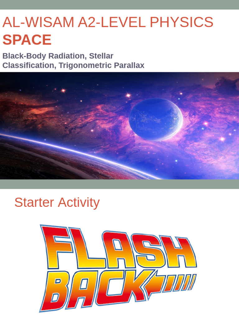 A-Level Physics: Black-Body Radiation & Stars | PDF | Stars ...