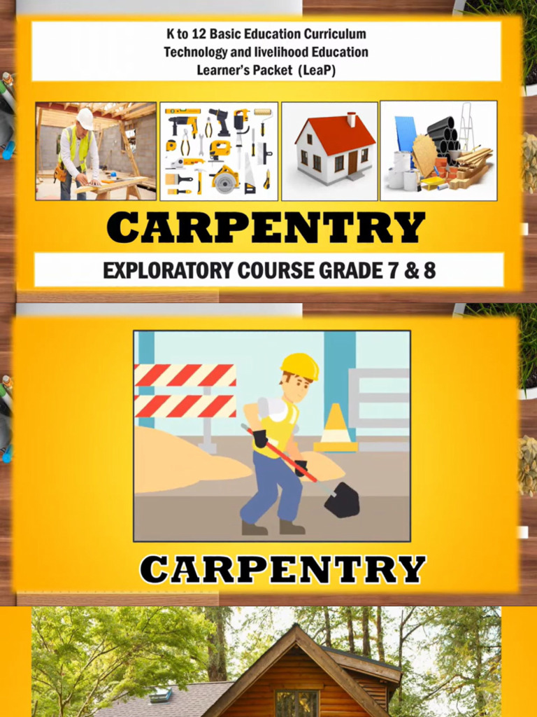 Carpentry L1 | PDF