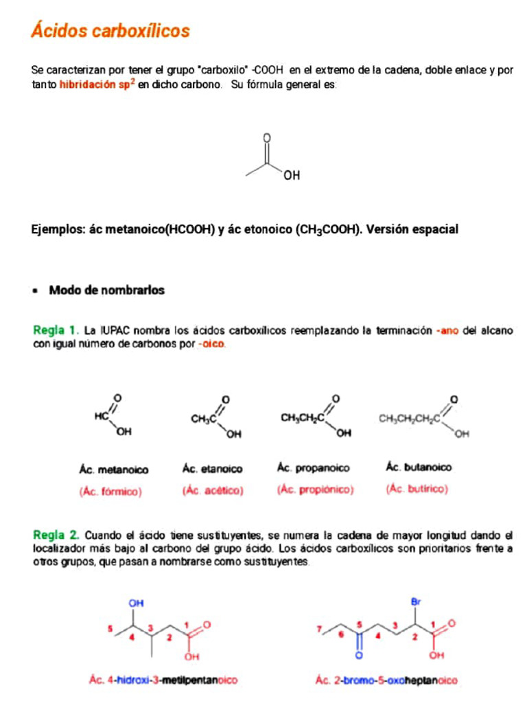 Acidos Carboxilicos y Eteres | PDF | Éter | Ácido carboxílico