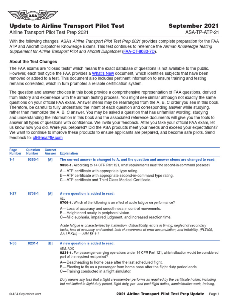 TP-ATP-21_Update | PDF | Instrument Flight Rules | Airspeed