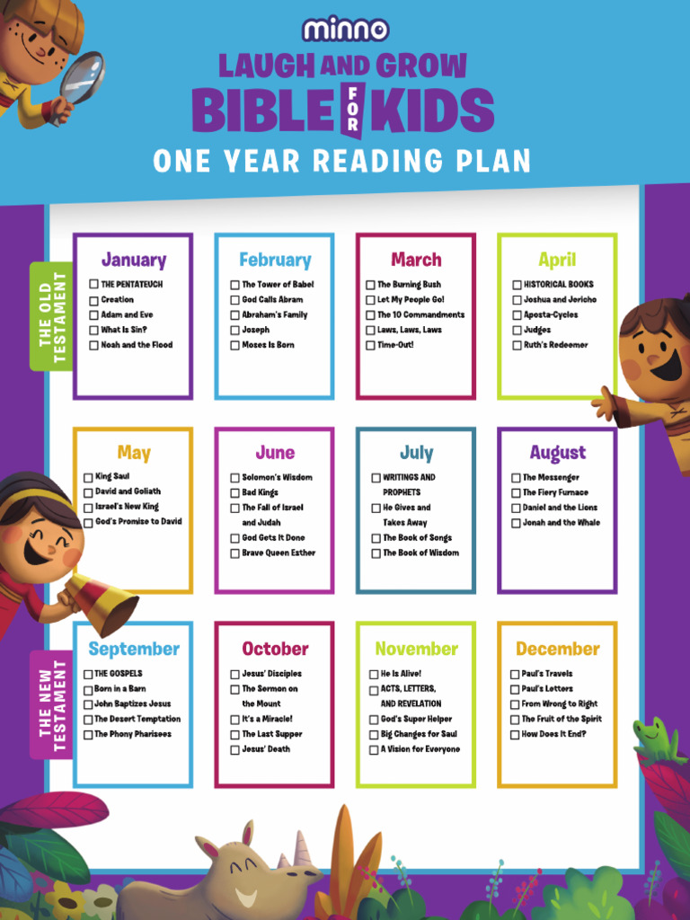 Laugh and Grow Bible One-Year Reading Plan | PDF