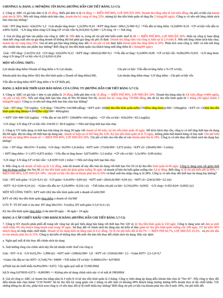 Ôn tập QTTC 22QT1 | PDF