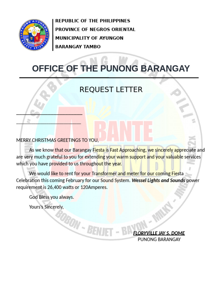 Noreco Transformer and Meter Request | PDF