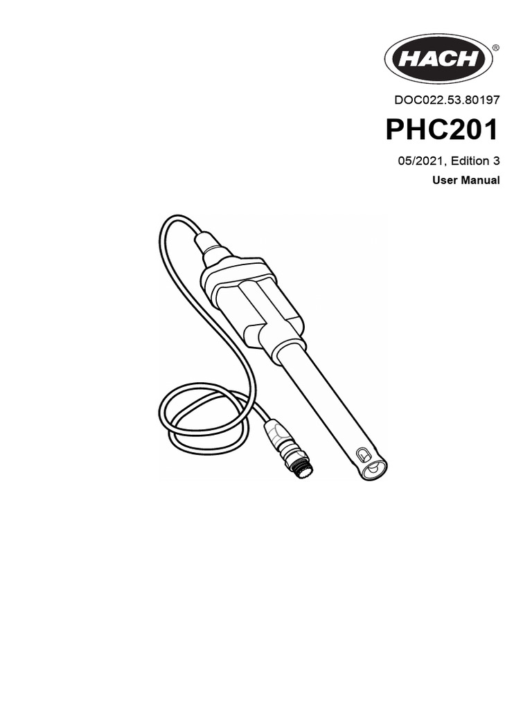 HDSD PHC201 EN | PDF | Ph | Physical Chemistry