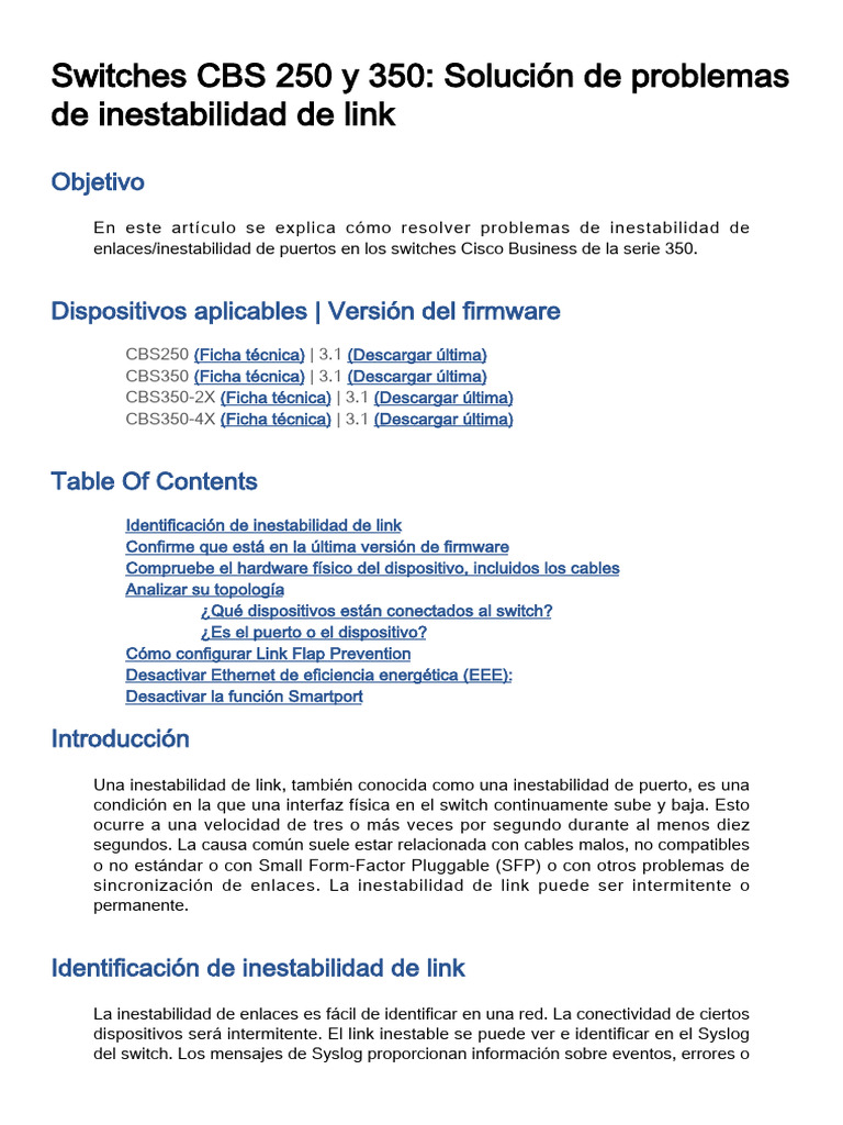 KMGMT 2960 cbs350 Port Flapping | PDF | Conmutador de red | Ingeniería ...