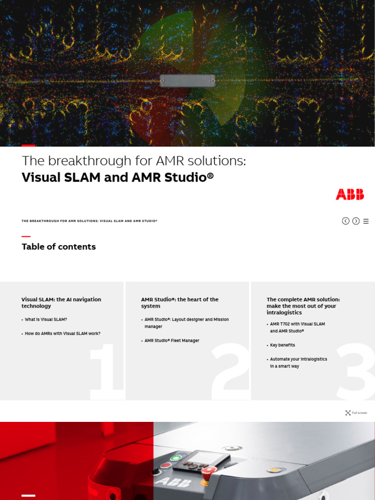 ABB AMR Ebook Visual SLAM and AMR Studio | PDF | Automation | Engineering