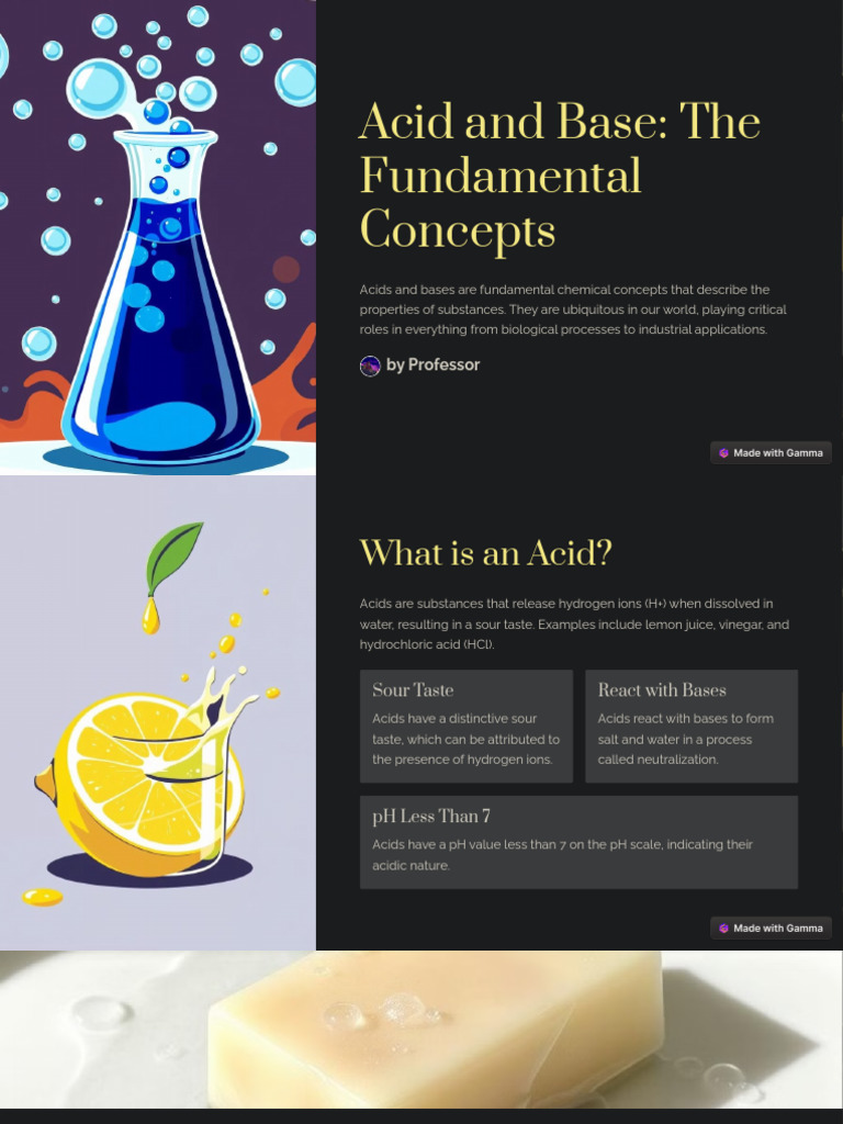 Understanding Acids and Bases Basics | PDF | Acid | Ph
