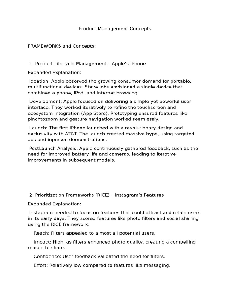 Product Management Concepts | PDF | Agile Software Development | Spotify