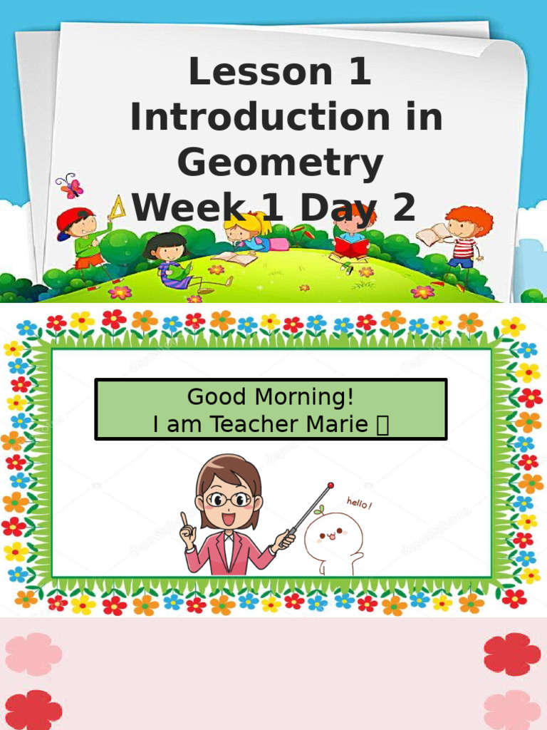 Lesson 1 Day 2 - Introduction to Geometry | PDF