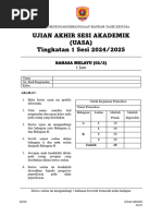 Contoh Format Dan Soalan Untuk Kertas UASA | PDF