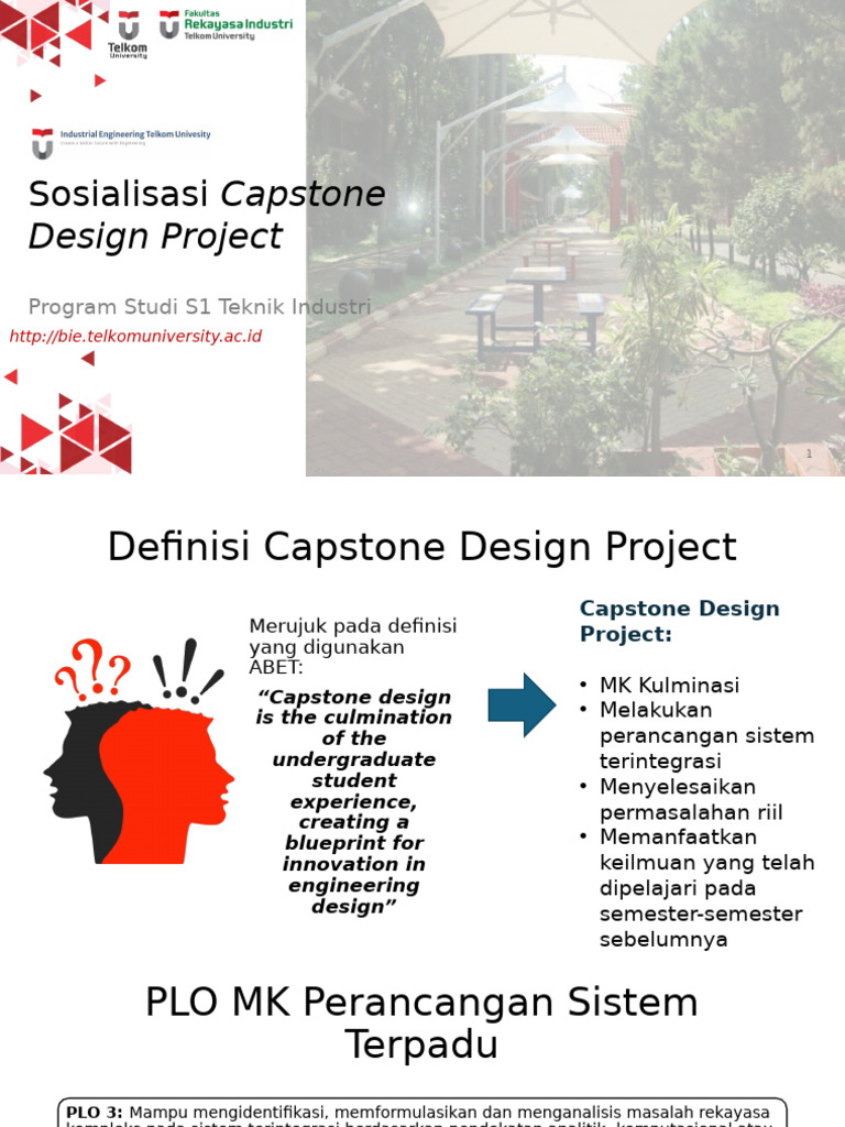Proyek Desain Capstone Teknik Industri | PDF