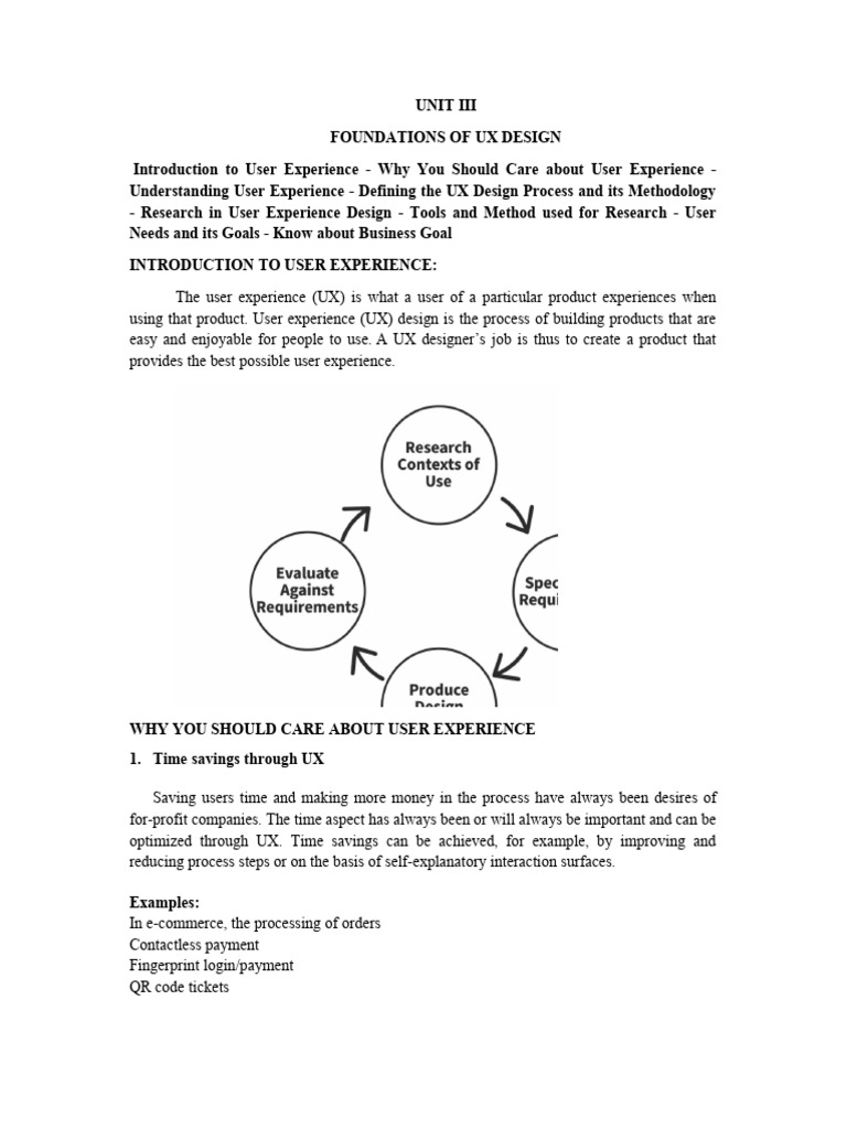 Foundations of User Experience Design | PDF | Usability | Goal
