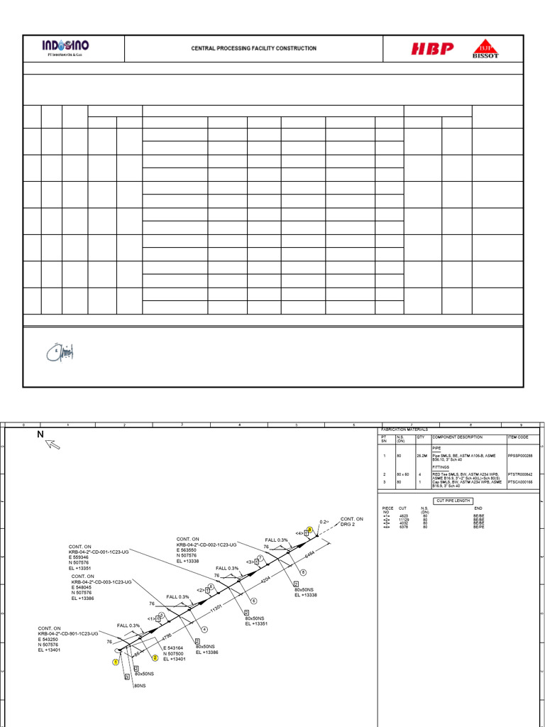 Fit-Up Inspection Report 2024 | PDF | Pipe (Fluid Conveyance) | Plumbing