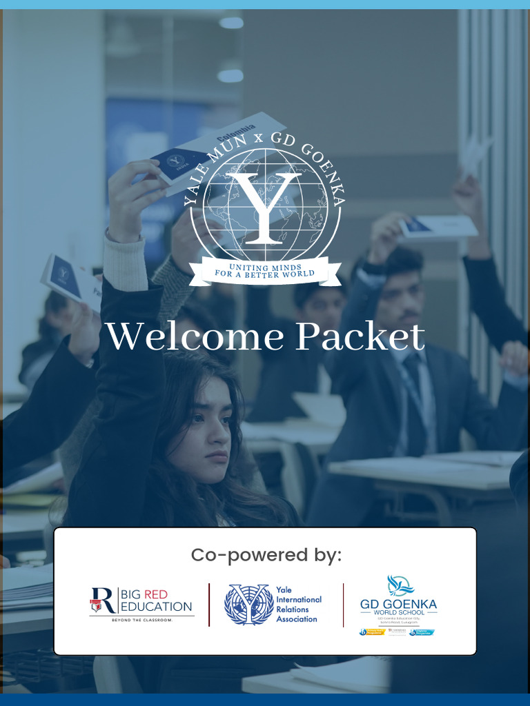 YMUN X GD Goenka 2024 Welcome Packet | PDF
