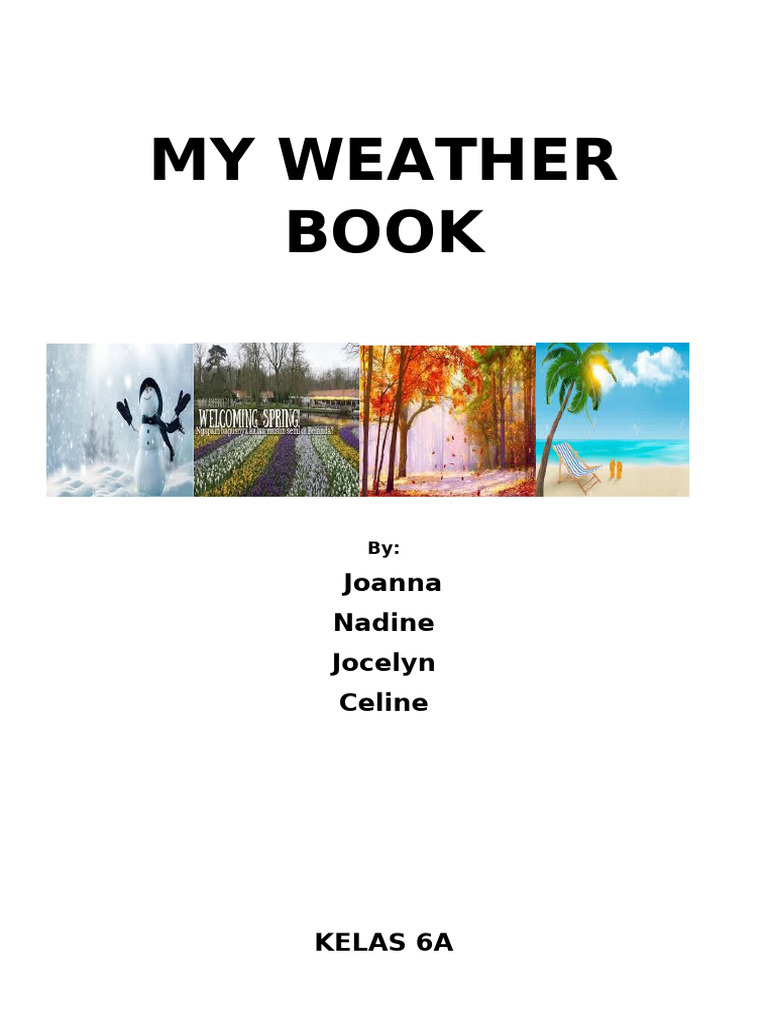 MY WEATHER BOOK | PDF