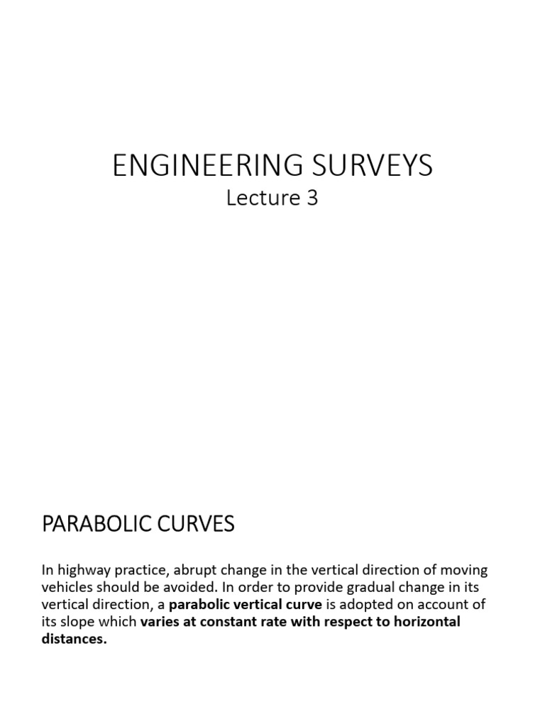 Parabolic Curves | PDF