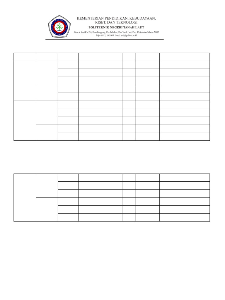 Jadwal Ujian Akhir Semester Genap TRKJJ Ta 2023-2024 | PDF