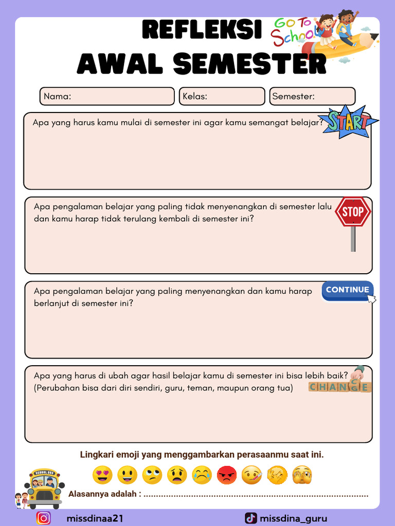 Refleksi Awal Semester | PDF