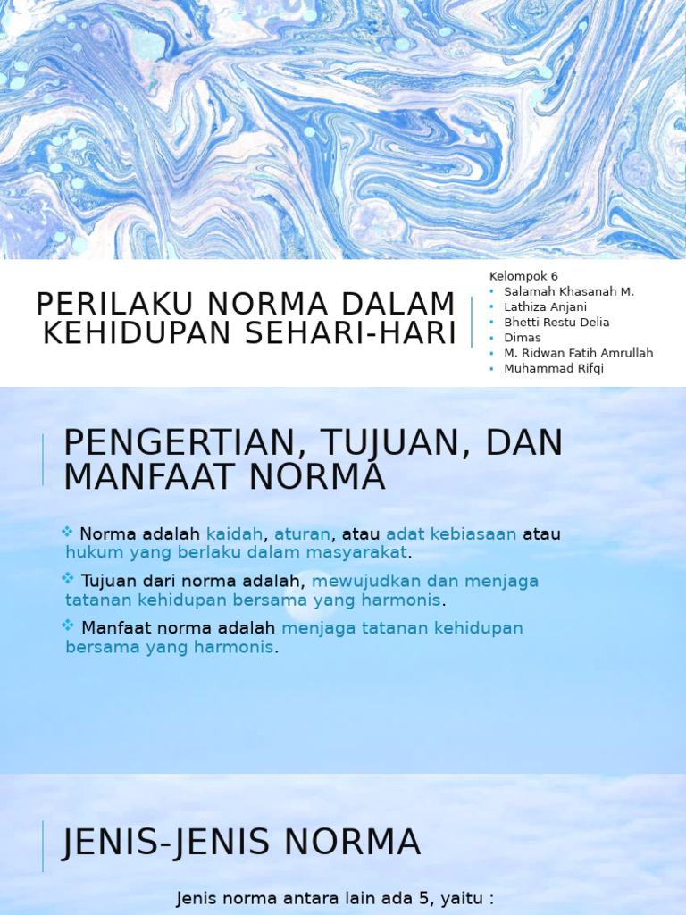 Batasan Perilaku dalam Norma Sosial | PDF