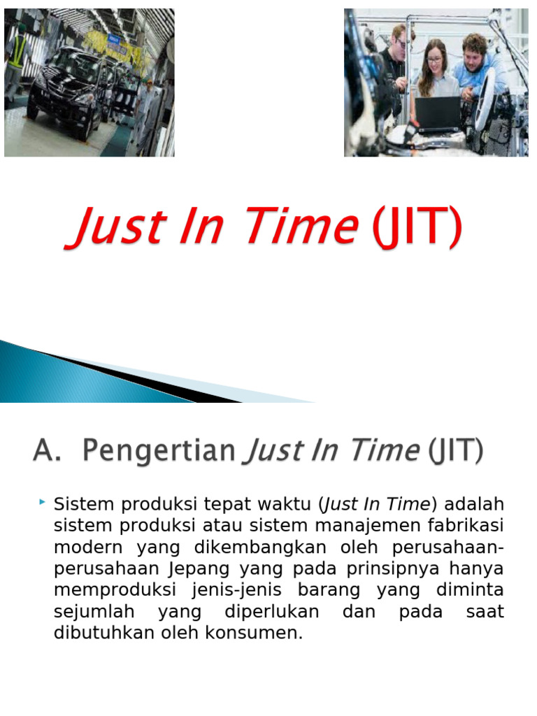 Pert 12. JIT (Just in Time) | PDF