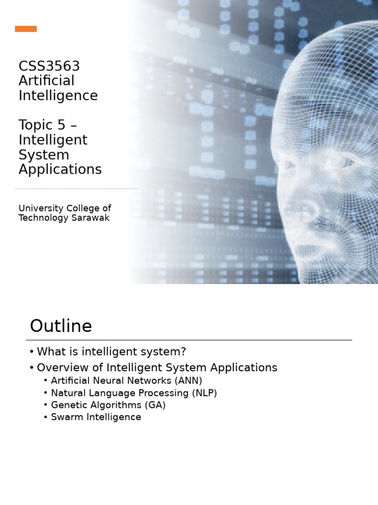 Topic 5 - Intelligent System Applications | PDF | Artificial Neural Network | Genetic Algorithm