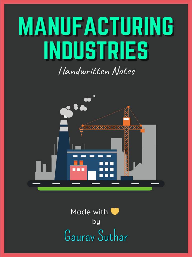 Manufacturing Industries | PDF | Pollution | Fertilizer