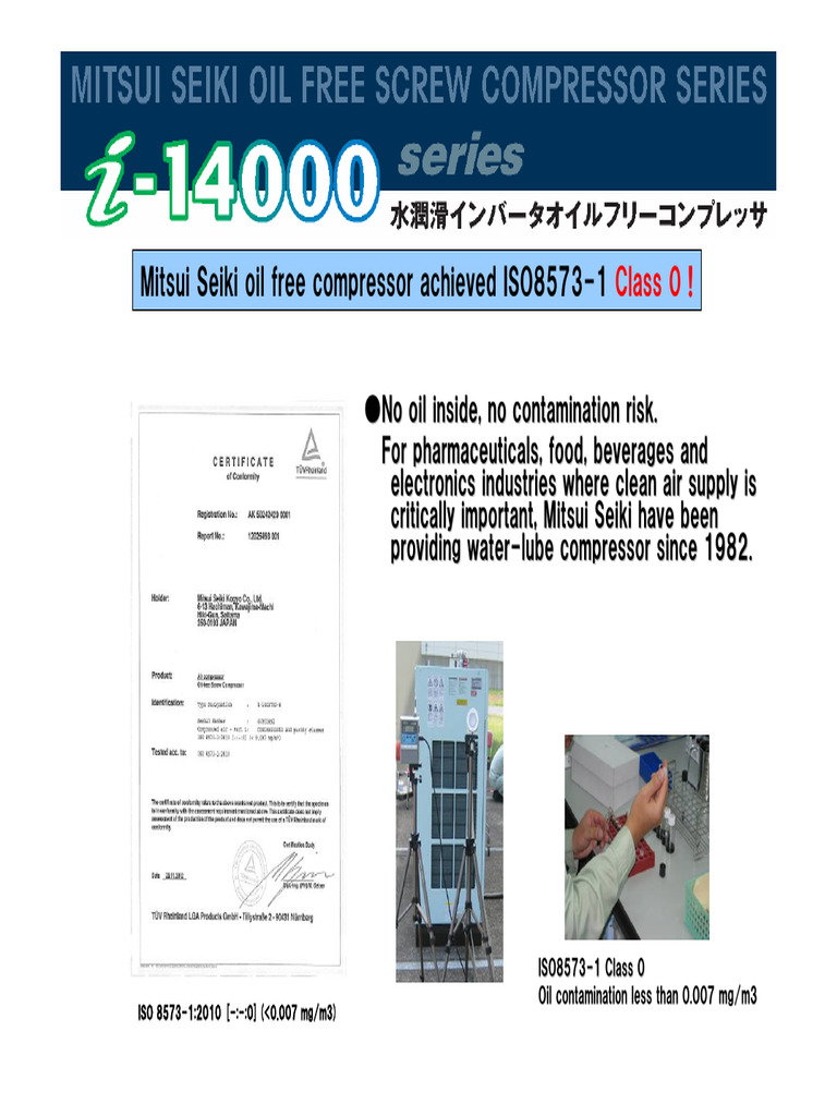 ISO 8573-1 Class O | PDF