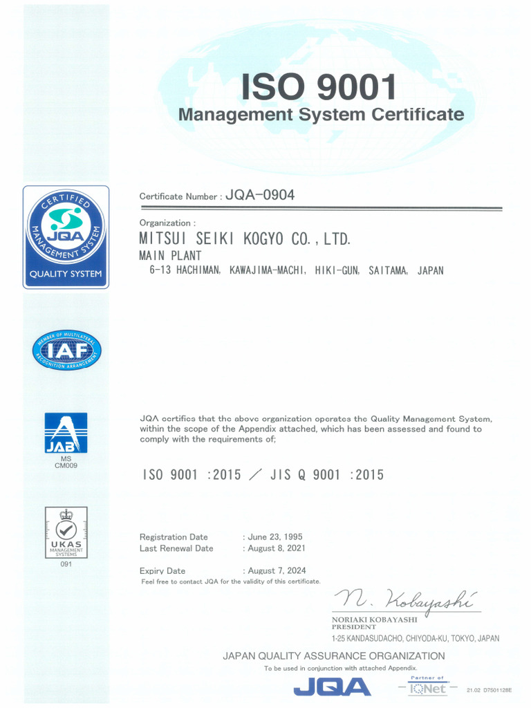 Iso 9001 | PDF