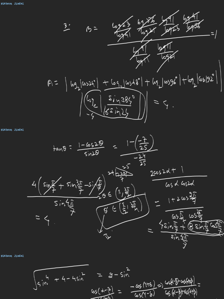 101 Quadratic Equation _ L-02 (Class Notes) NJ_247 | PDF
