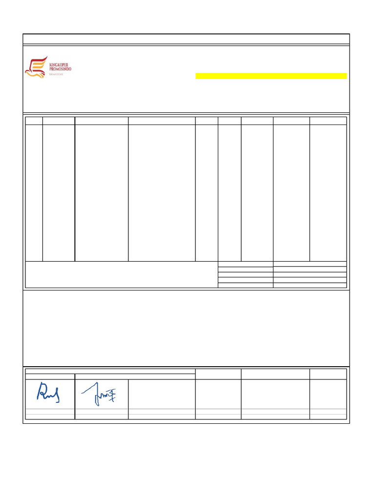 FORM PR 012 - Ibu Berty (Idrissiyyah Travel) | PDF