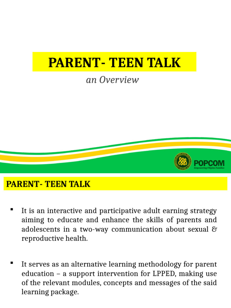 1_Overview | PDF | Adolescence | Parenting