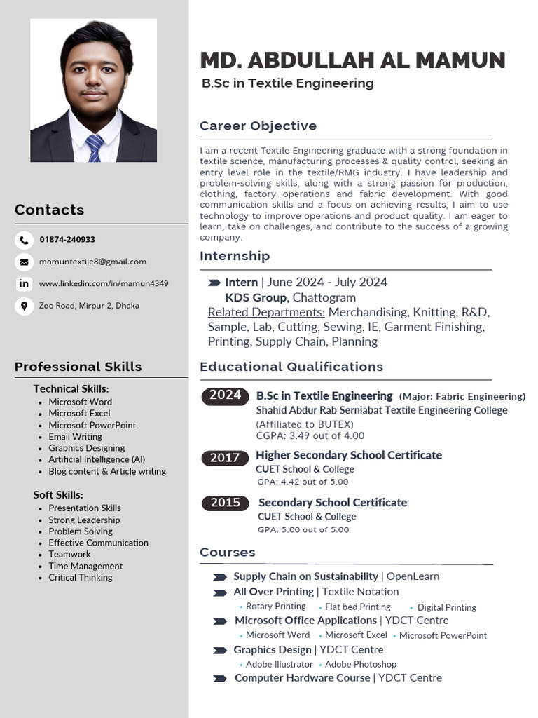 Abdullah Al Mamun ai photo | PDF | Textiles